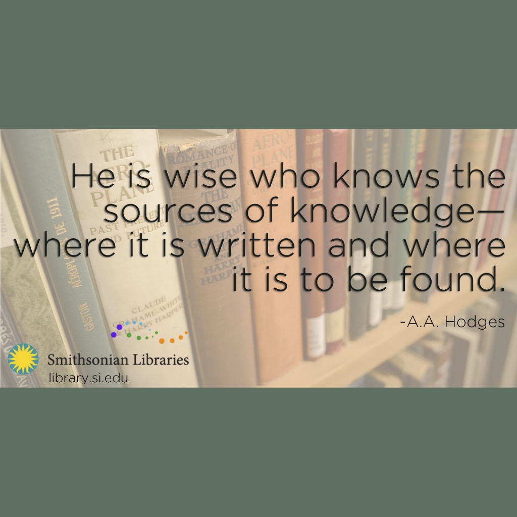 A collection of quotes for National Library Week – Smithsonian ...